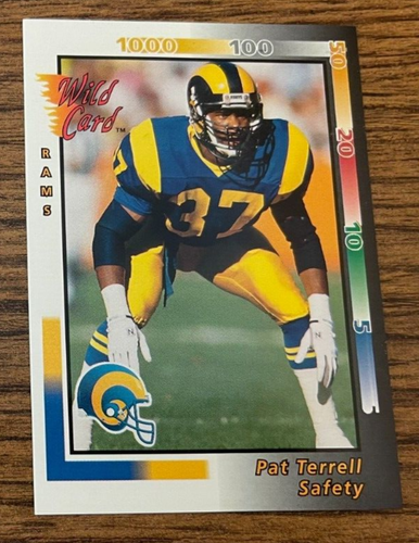 1992 Wild Card # 338 Pat Terrell - Los Angeles Rams | eBay