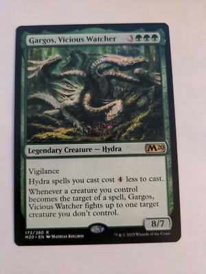 MTG 1x Gargos Vicious Watcher NM Core Set 2020 Magic The Gathering ...
