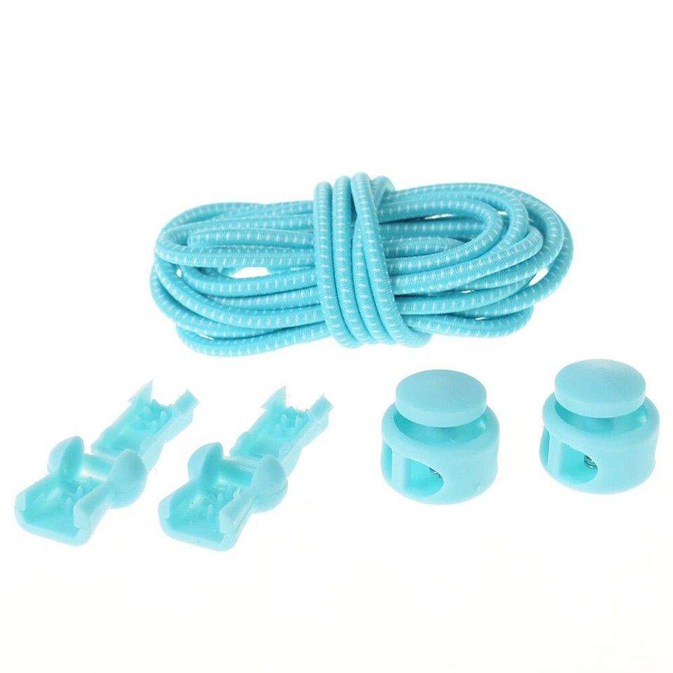Stretching Lock Lace Of Locking Shoe Laces Elastic Sneaker Shoelaces ...