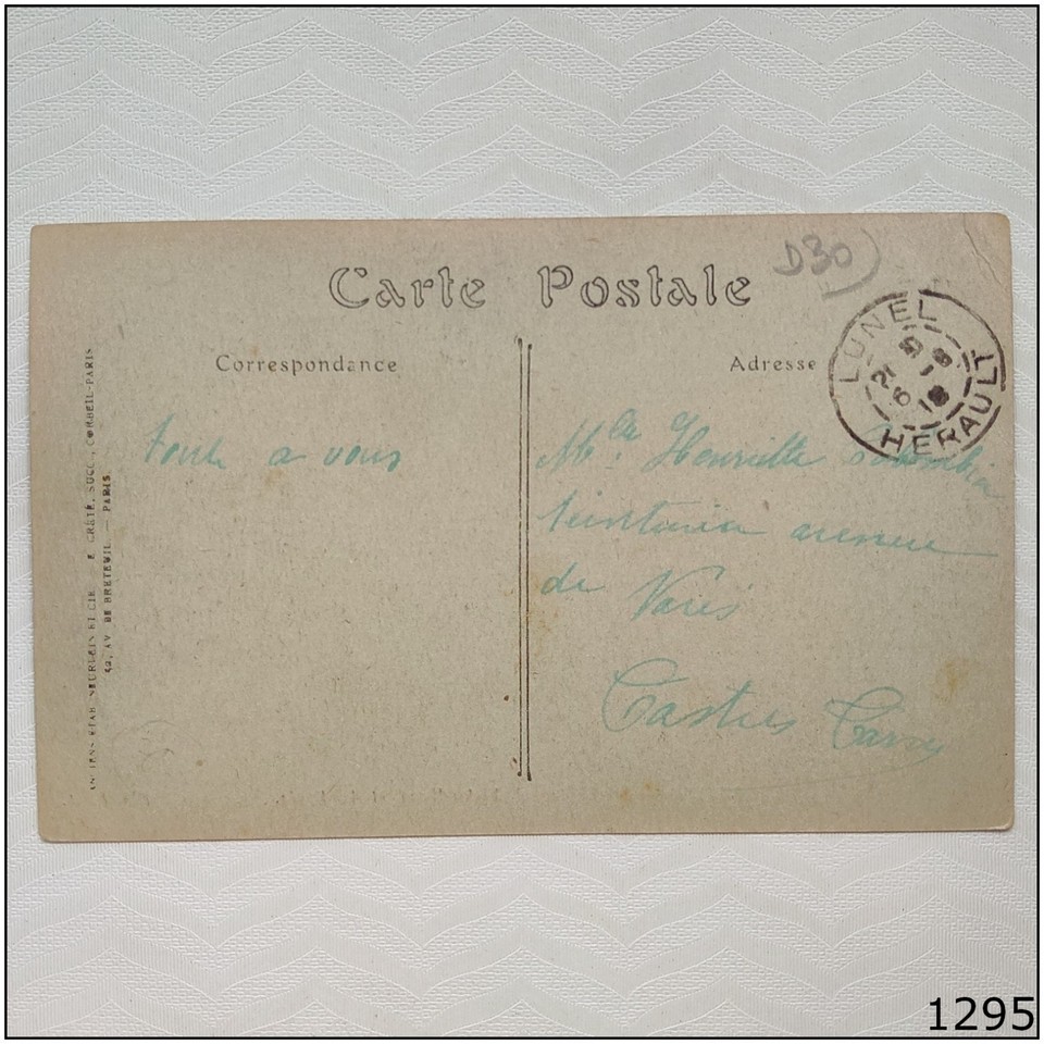 France Vintage Postcard (P1295) | eBay