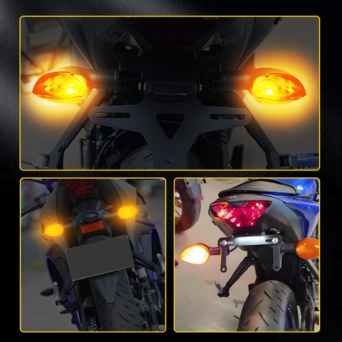 For Yamaha YZF R1 R3 R6 R15 R25 Turn Signal Lights Indicator Lamps ...