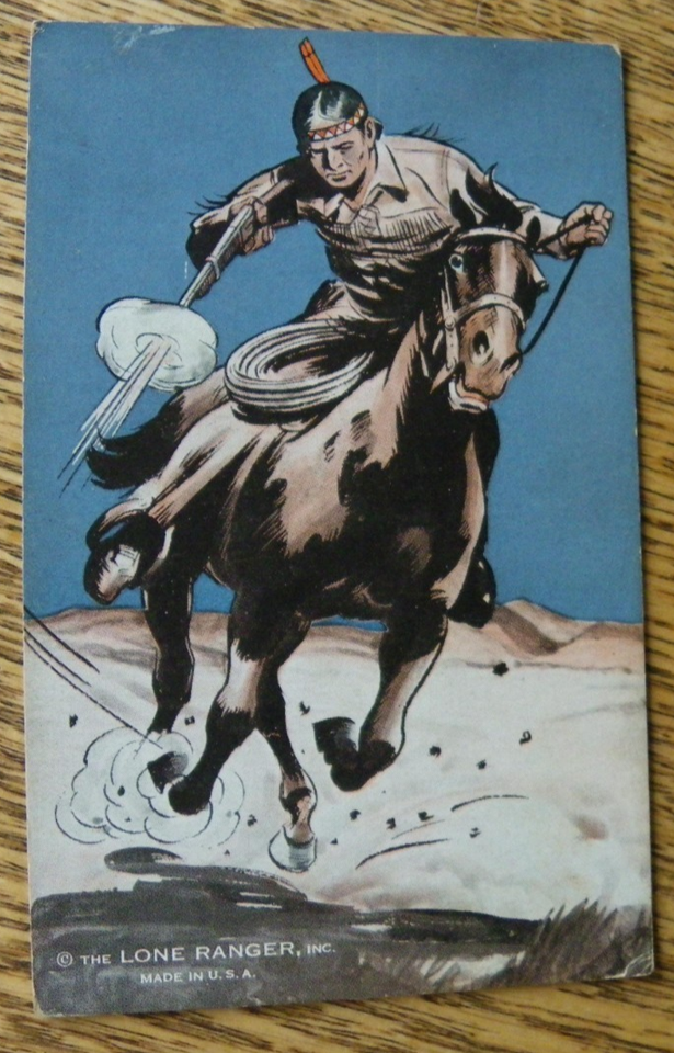 Vintage Original Lone Ranger Blank Back Arcade Postcard | eBay