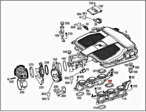 Genuine MERCEDES Flange gasket 2761410180 | eBay