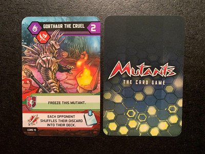 MUTANTS THE CARD GAME Gorthaur The Cruel Advanced Mutant Card 2019 | eBay