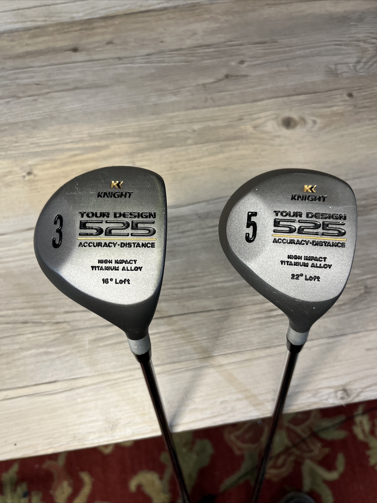 KNIGHT Tour Design 525 Fairway 3+5 Wood RH ~ Reg Flex Steel Shaft | eBay