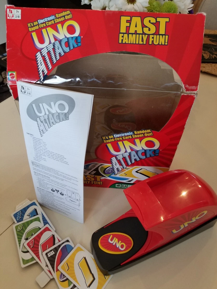 UNO Attack Mega Hit Card Game With Card Shooter – Square