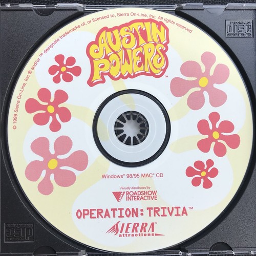 AUSTIN POWERS - OPERATION TRIVIA - PC MAC CD ROM GAME SOFTWARE | eBay ...