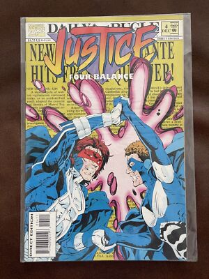 Justice: Four Balance #4, Mini (1994) Marvel Comics, High Grade | eBay