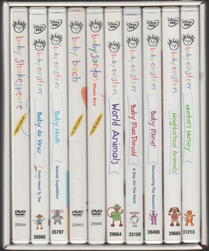 BABY EINSTEIN - Entire Collection - 10 DVD Set 786936213768 | eBay