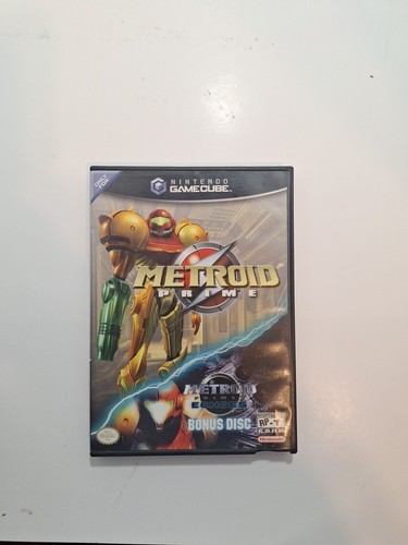 Nintendo Gamecube Metroid Prime w/ Bonus Metroid Prime 2 Demo No Manual ...