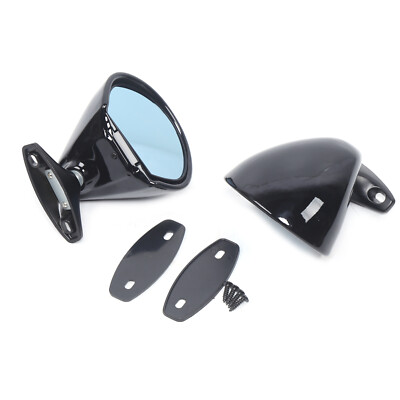 Pair Vintage Classic Universal Car Racing Door Side Rearview Wing ...