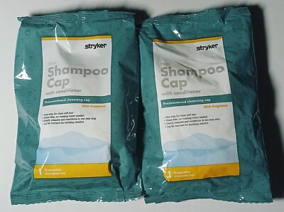 NEW 2 Stryker Sage Comfort Shampoo & Conditioner Cap 7909 Disposable ...