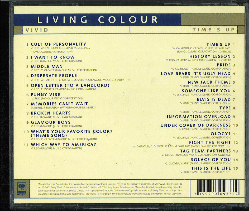 621A NEW SEALED (CD) LIVING COLOUR | eBay Australia