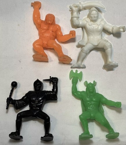 Vintage marvel Knock Off Bootleg Hard Plastic 3" ACTIVATED Figure Lot ...