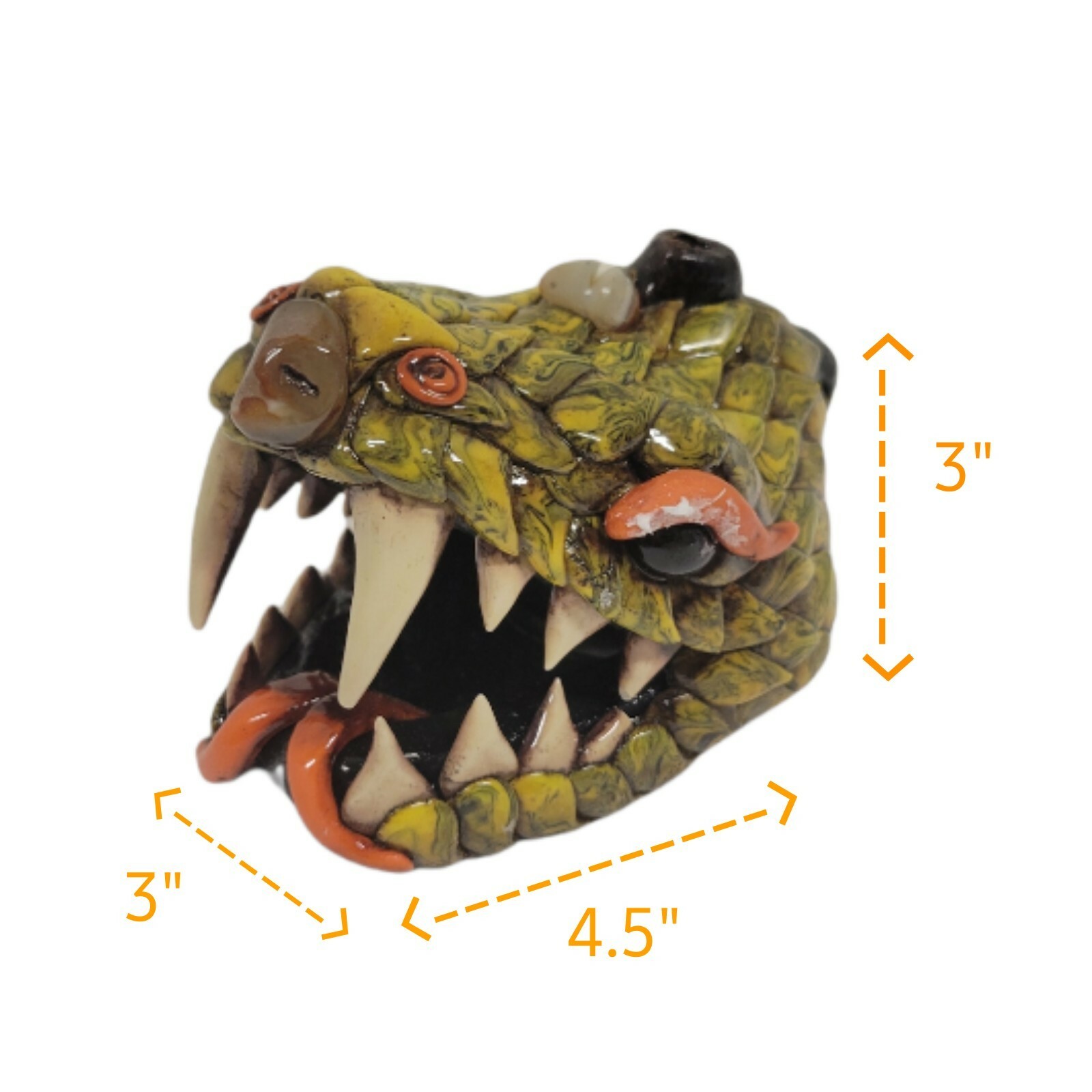 Snake Death Whistle, Real, Loud, Aztec Death Whistle, Replica, Hand ...