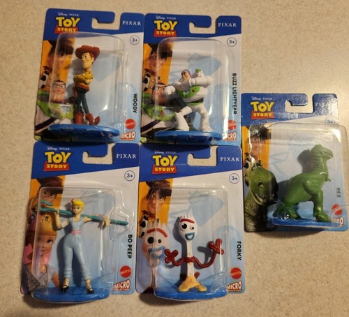 Toy Story Pixar SET OF 5 Mattel Micro Collection Toys Mini Figures New ...