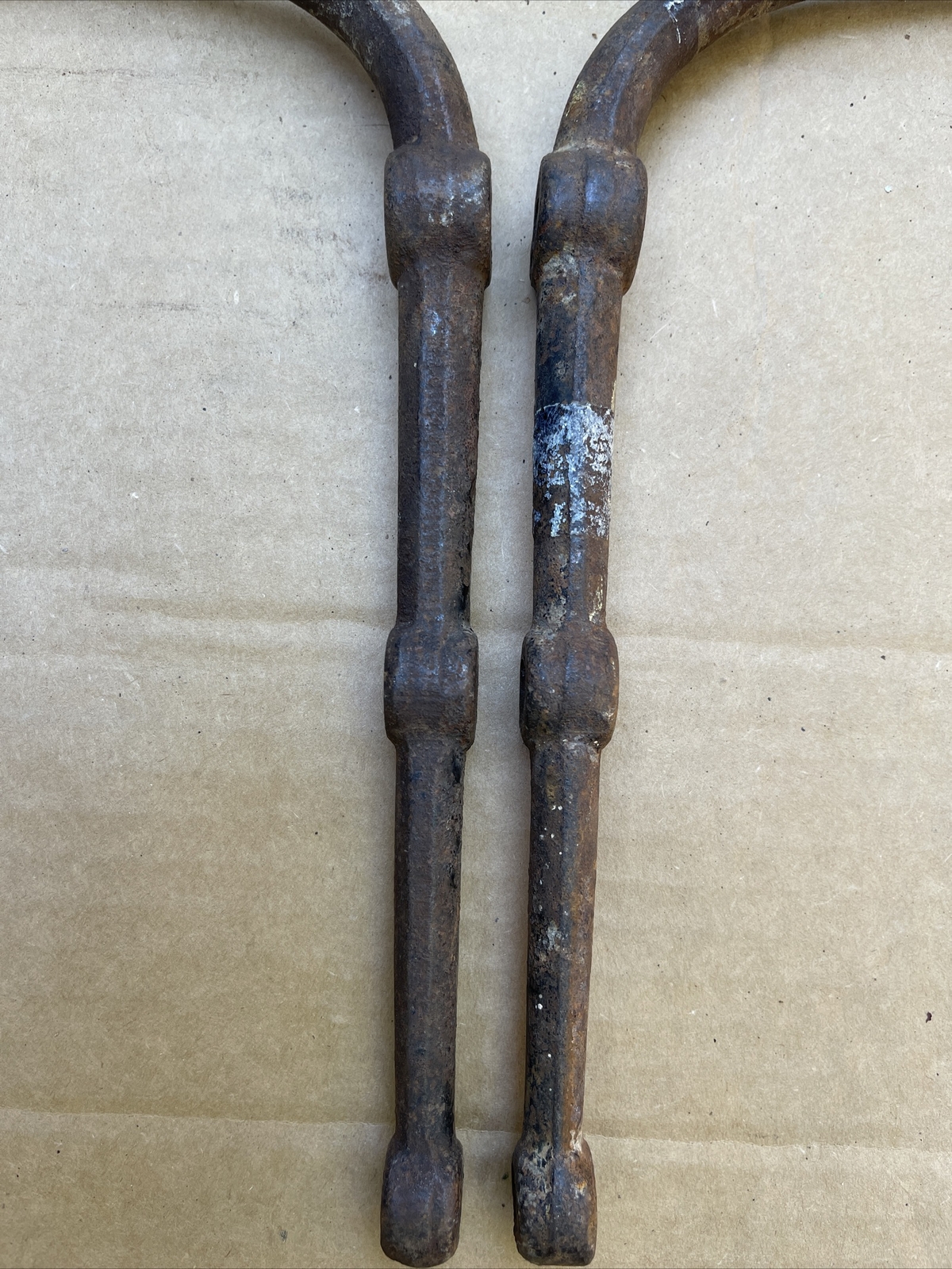Early 1928 AR Model A Ford REAR FENDER BRACKETS BRACES Tudor Phaeton ...