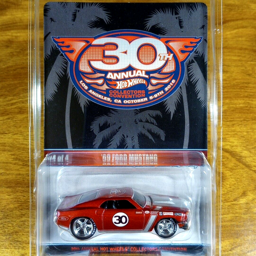 Hot Wheels RLC 30th Collectors Convention '69 Ford Mustang 1020/1400 MF ...