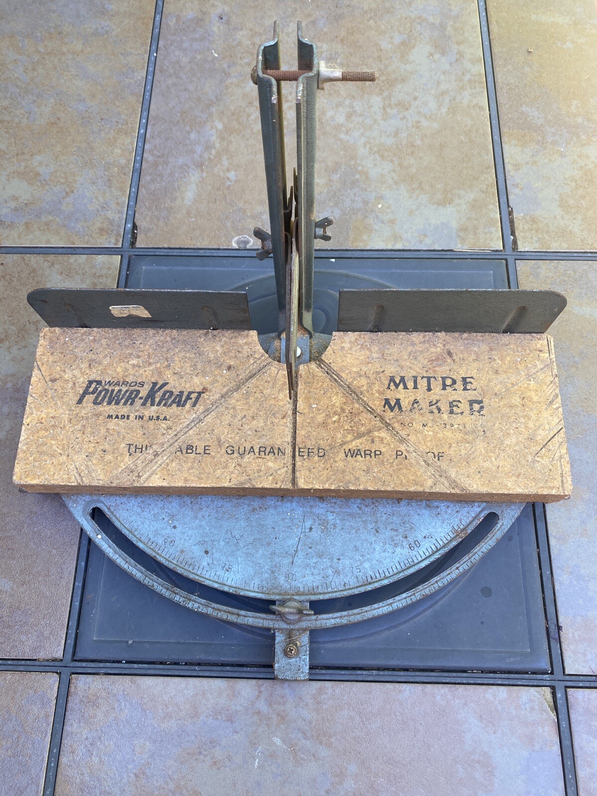 Barn Find Vintage Lot Hand Tools Vice Ruler Bits Wrench Plane Trowel ...