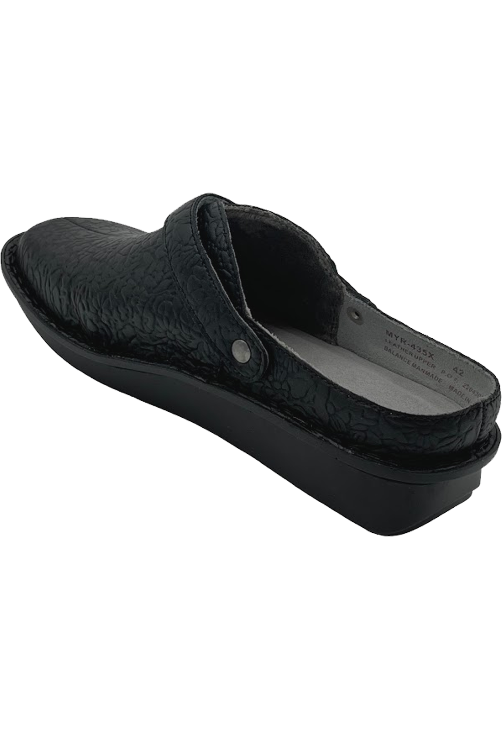 Alegria Leather Adjustable Backstrap Clogs Myrtle Delicut Black | eBay