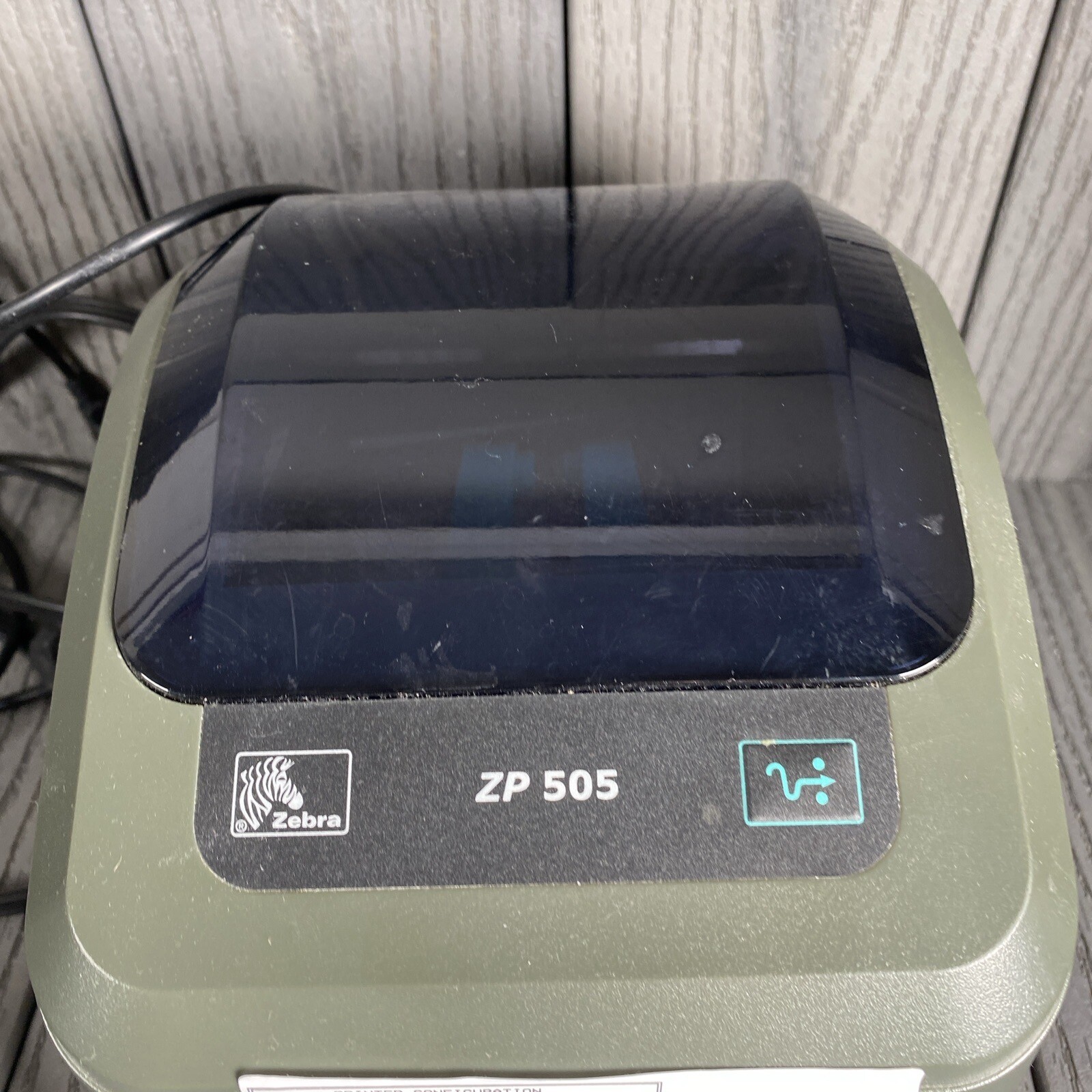 Zebra ZP505 USB FedEx Label Thermal Printer - Black - Test print slip ...