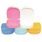 House Brand Retainer Box, Assorted Colors, 3.25"W x 3.3"L x 1.75"H ...