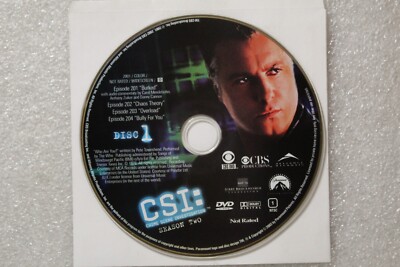 CSI: Crime Scene Investigation - Season 2 Disc 1 (DVD) | eBay