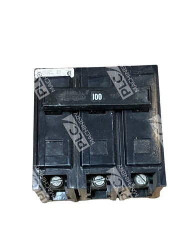 Cutler Hammer Type BA 3 Pole 100A Circuit Breaker BAB3100H | eBay