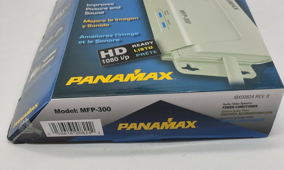 Panamax MFP-300 Home Theater Power Management - TV Surge Protector ...