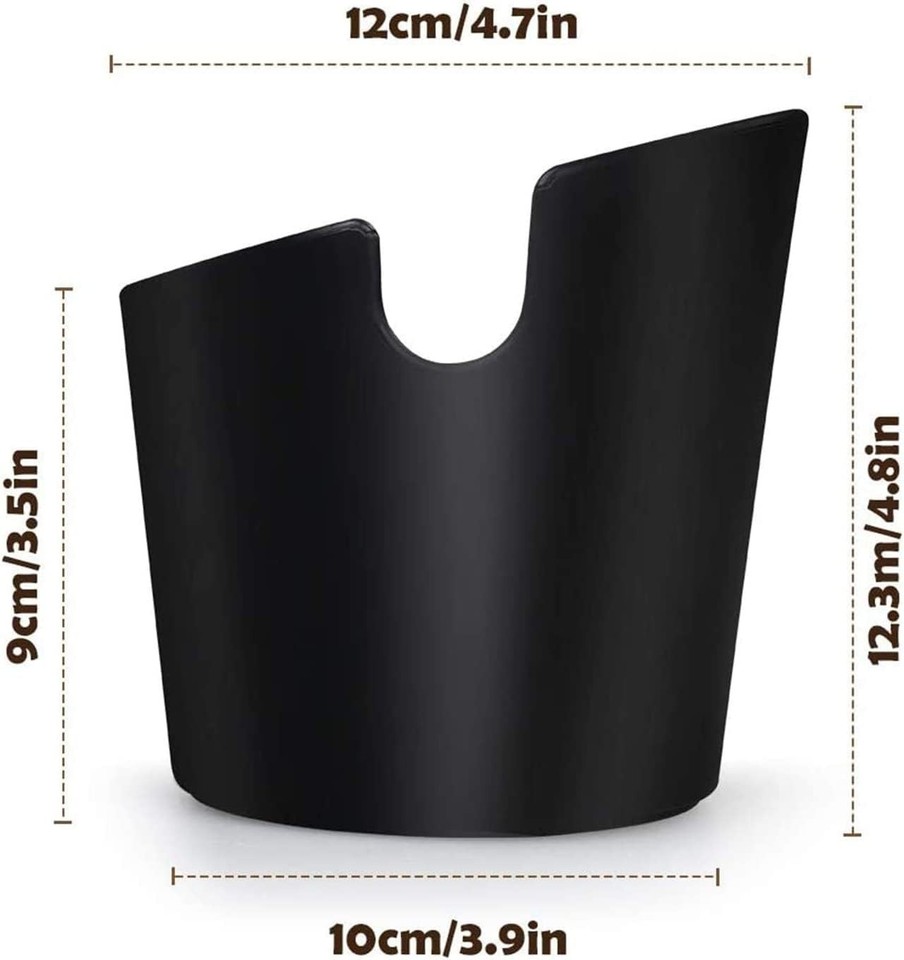 Coffee Knock Box - 4.8 Inch Espresso Grounds Bin with Removable Metal ...