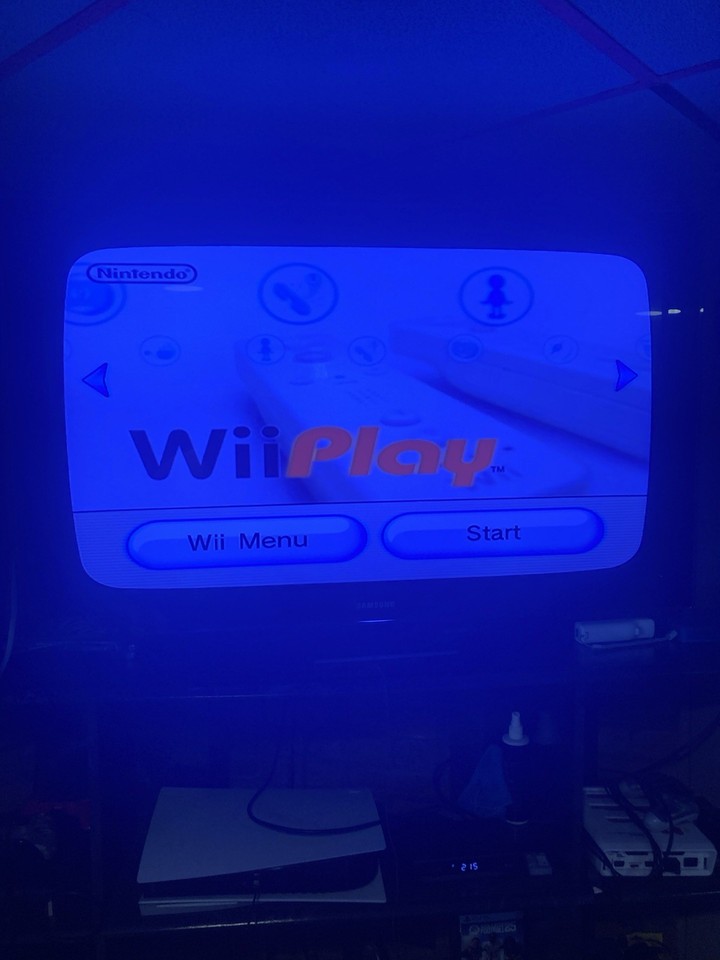 Nintendo Wii RVL-101 Black Console Bundle w/ 2 Controllers, 10 games ...