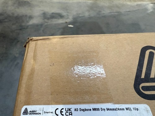 (Lot of 10,104) Avery Dennison Dogbone M830 Dry 94mm x 24mm New Open ...