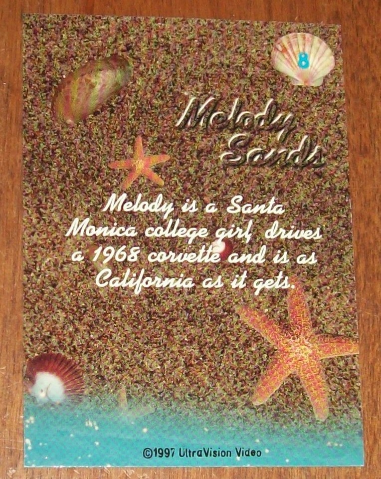 1997 Ultravision Video Summer Heat Melody Sands Card-8 | eBay