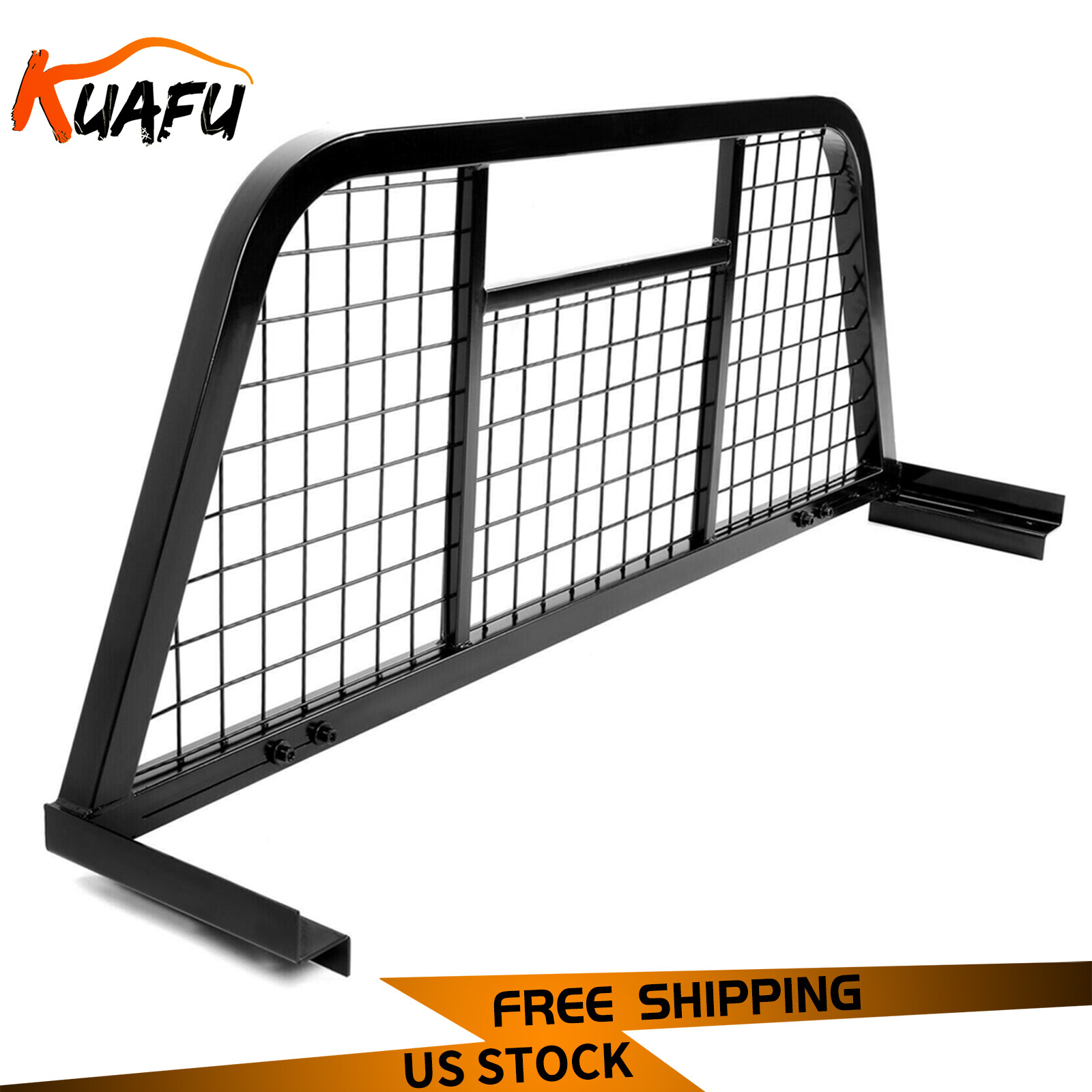 KUAFU Extendable Steel Headache Rack Universal design Fit full-size ...
