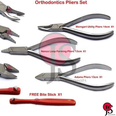 Orthodontic Wire Bending Loop Forming Pliers Weingart Adams Dental Band ...