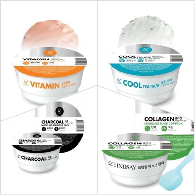 Lindsay Modeling Mask Cup Pack 28g / 4 cup mask set | eBay