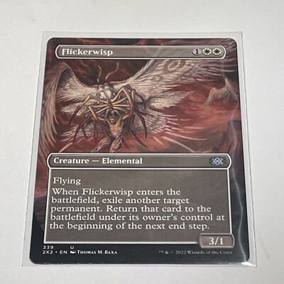 Flickerwisp Borderless - 2X2 339 - NM - MTG Magic | eBay