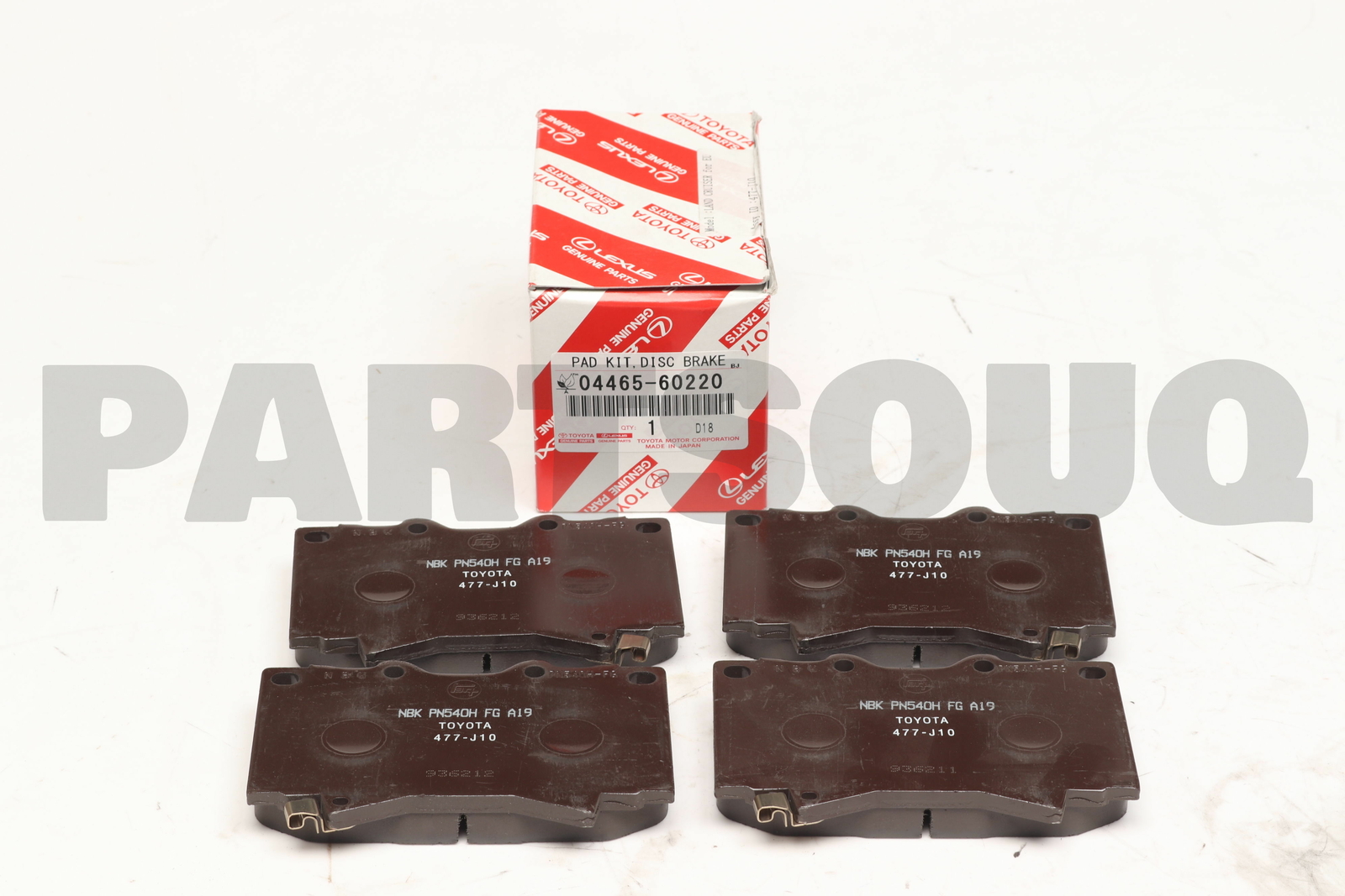 0446560220 Genuine Toyota PAD KIT,DISC BR 04465-60220 | eBay