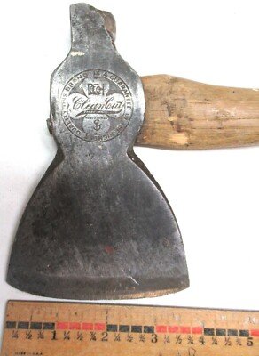 Vintage Embossed DCH Clean Cut Hewing Broad Hatchet W/ Handle | eBay