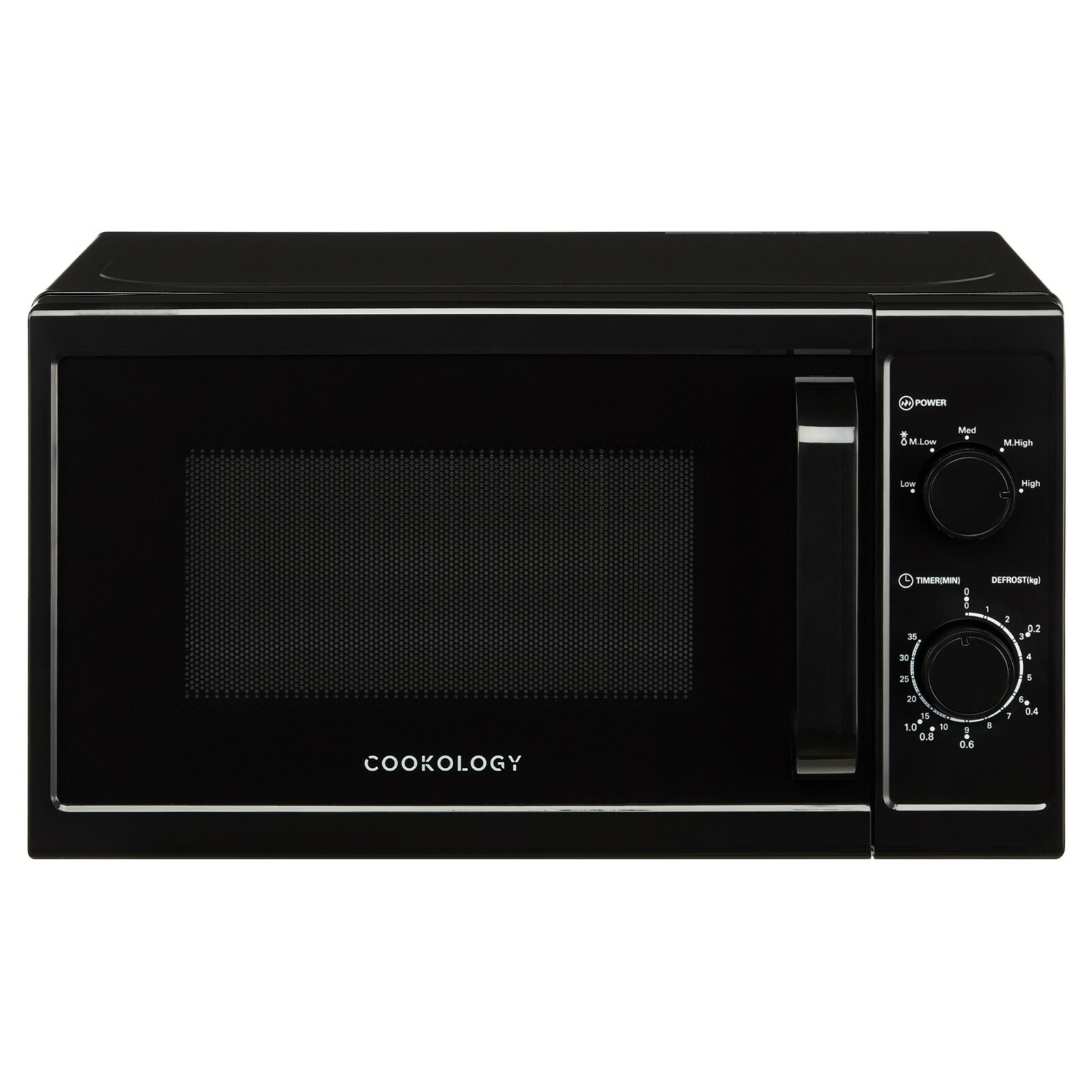 Cookology CMAFS20LBK 20L Black Microwave, 800W Freestanding ...