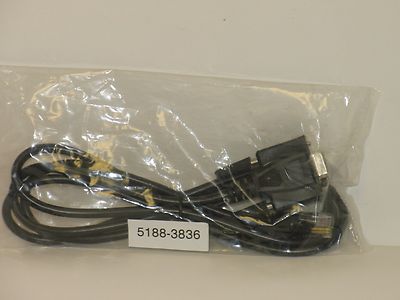 HP Console Cable DB9 Female To RJ45 Adapter Cable Model # 5188-3836 NEW ...