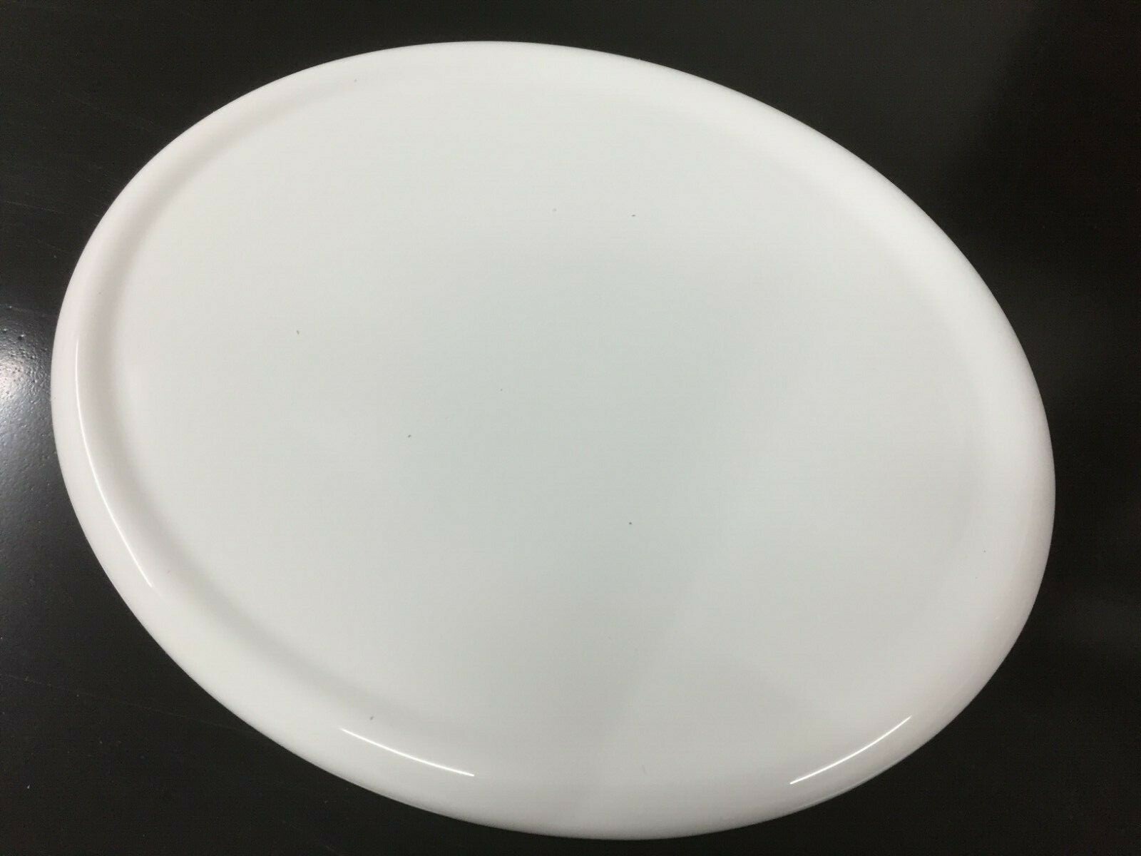 Oval Gloss White Race Number Plate - Cafe racer, Retro - 285mm x 240mm ...