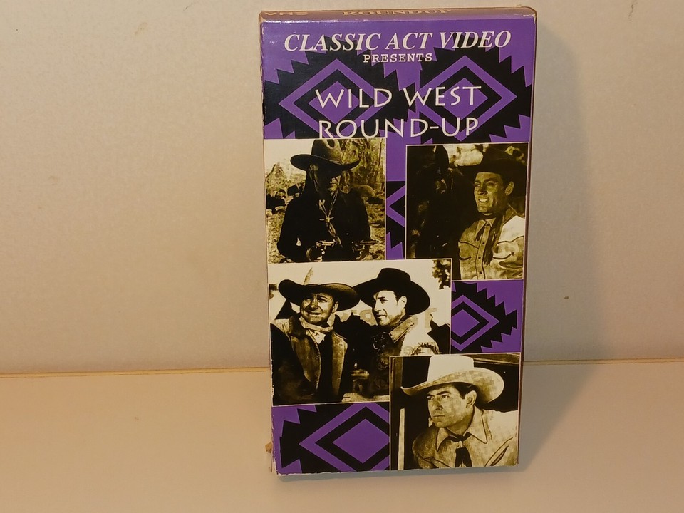 Vintage Wild West Round-up starring bill Elliott 8026 vhs | eBay