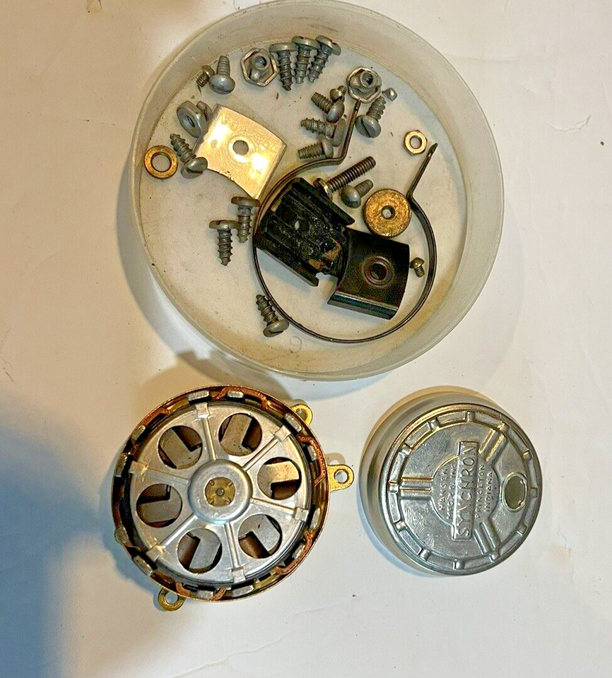 Vintage Synchron Brass Carousel Clock Motor Model 600 | eBay