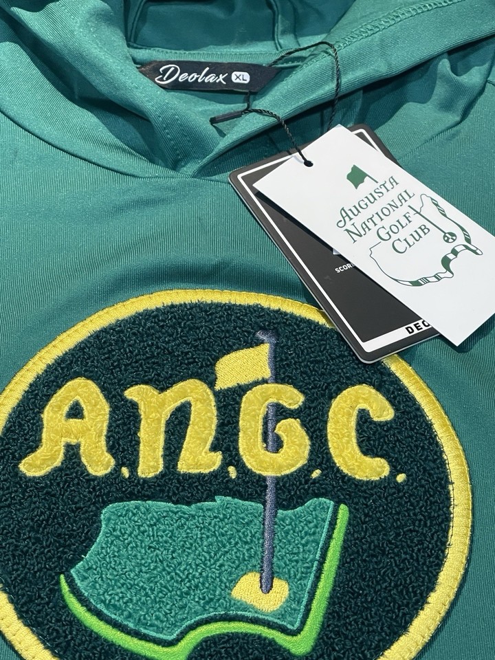 Rare!! Augusta National Members XL Green Hoodie Old Logo ANGC | eBay