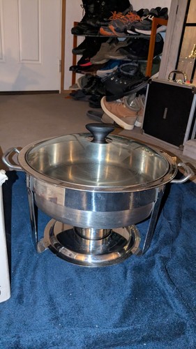 Seville Classics Commercial 4 Qt Stainless Steel Chafing Dish 14014 ...