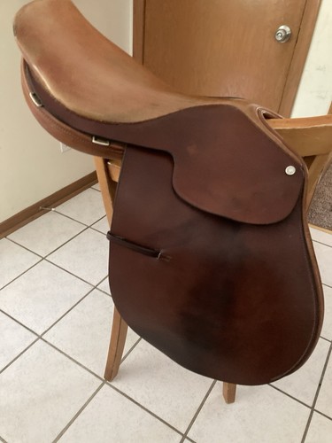 17" Crosby Prix Des Nations English CC Saddle, Cut back pommel, Bridle ...