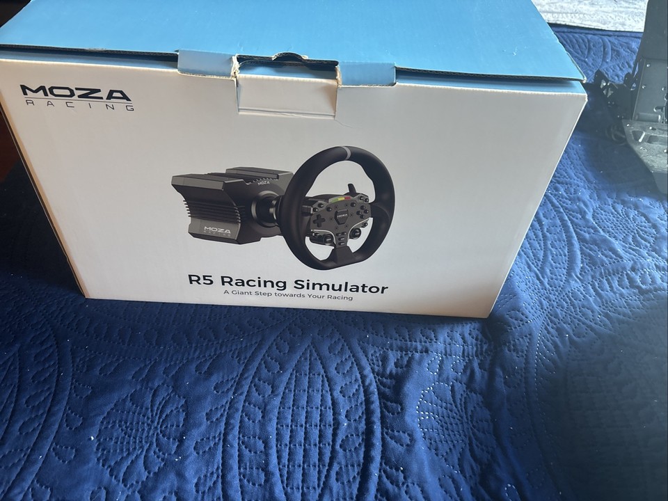 Moza R5 Direct Drive SIM Racing Bundle with Clutch And Thrust master ...