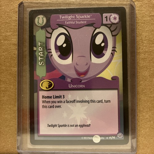 My Little Pony CCG Twilight Sparkle Faithful Student Foil #f4 NM/M MLP ...