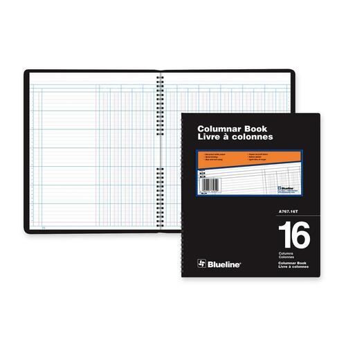 Blueline 767 Series Double Format Columnar Book - BLIA76716T | eBay